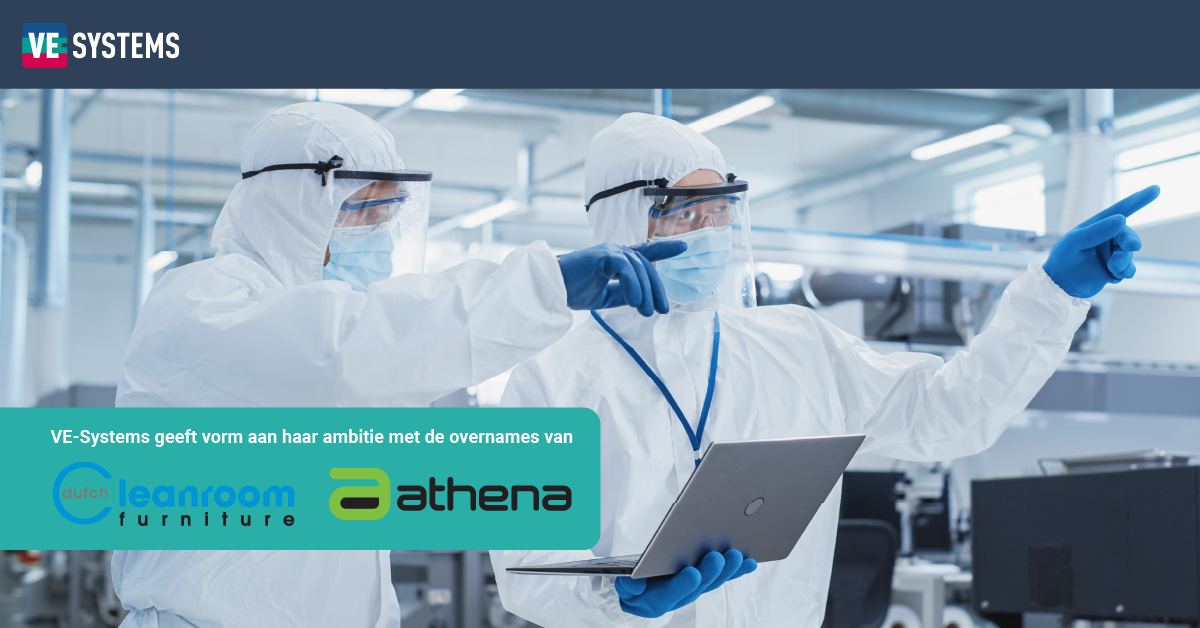 Overnames Athena Medical en Dutch Cleanroom Furniture | VE-Systems